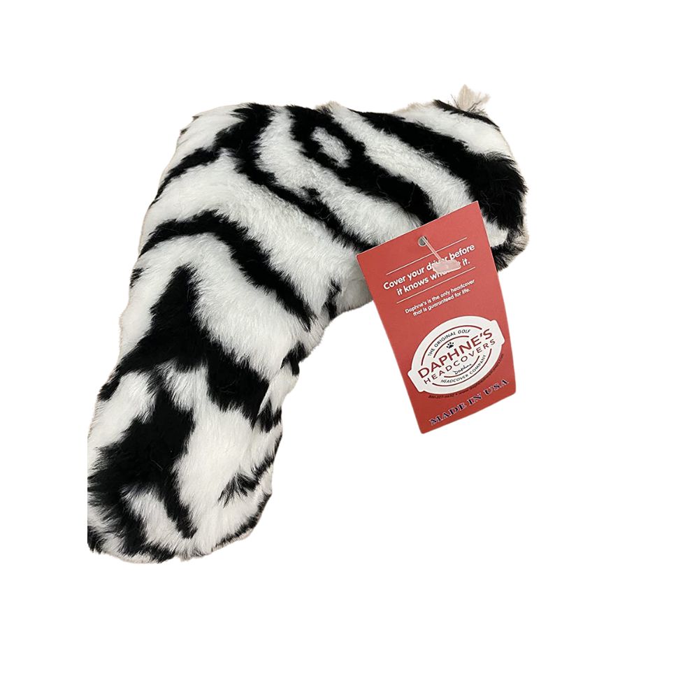 Daphne's Zebra Golf Putter Headcover - New Head Cover - GolfDirectNow.com